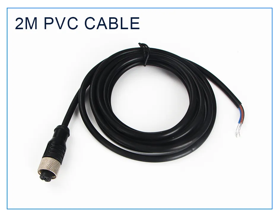 DHgate.com:M12 Inductive Proximity Sensor - 4 Pin Electrical Connector ...