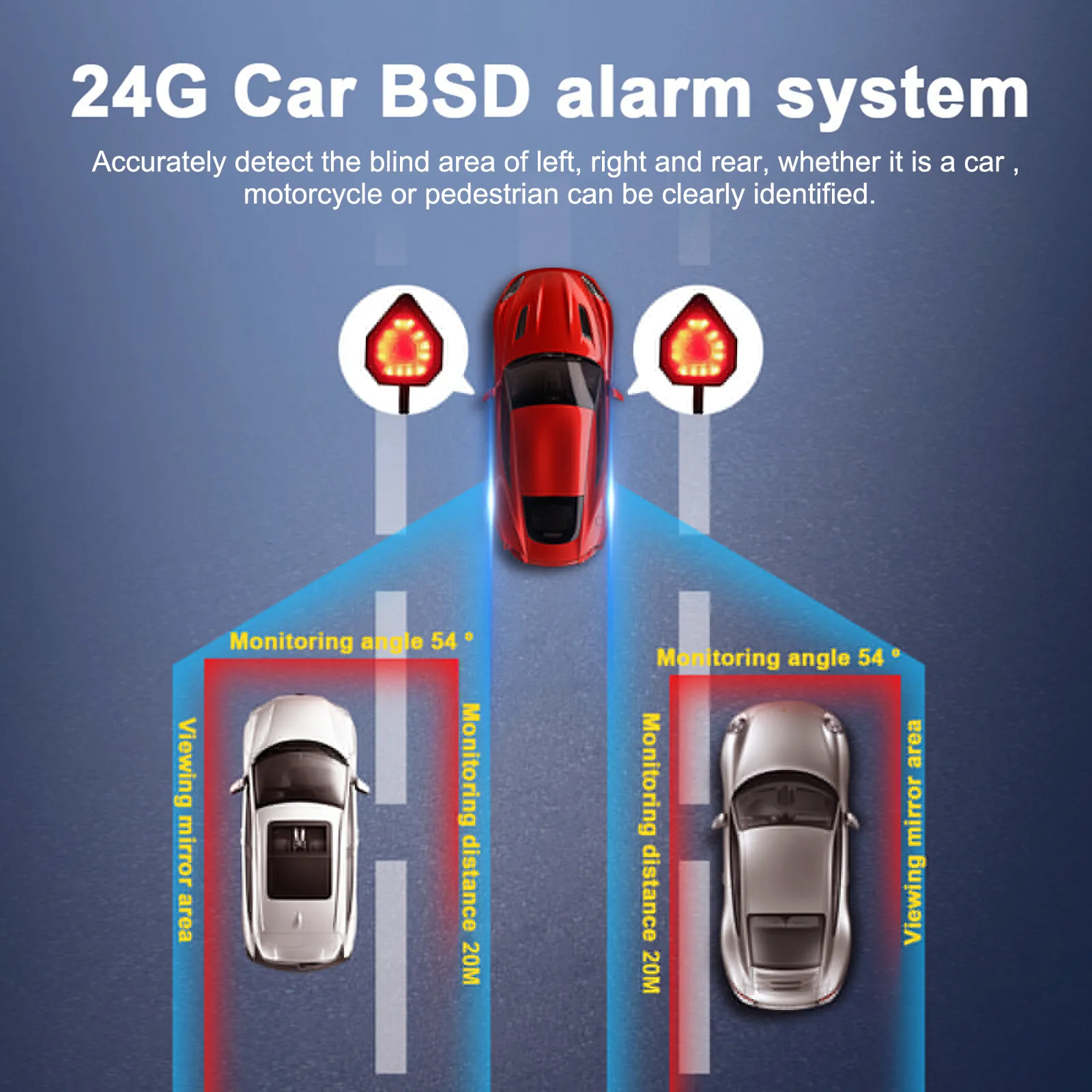 24GHz BSD Blind Spot Radar Blind Spot Monitoring System, Car Radar ...