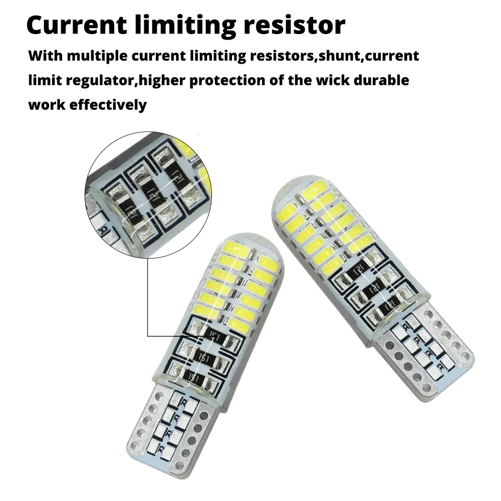DHgate.com:2-PackT10 LED Turn Signal Light, Canbus 24-SMD W5W 12V ...