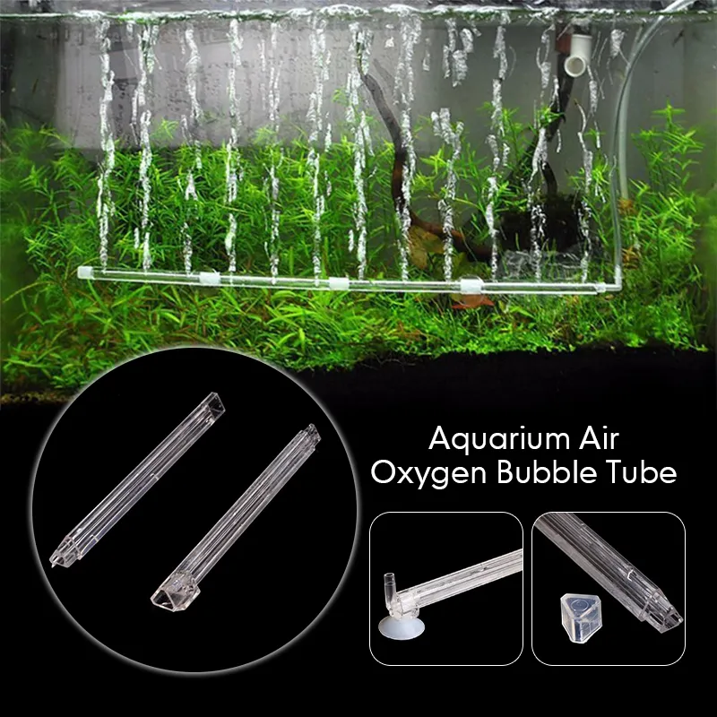 Clear Plastic Aquarium Air Infuser Bubble Strip Tube For Fish Tank ...