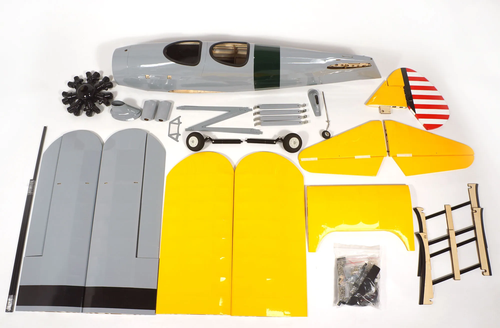 PT 17 1.4M RC Plane Kit: Laser Cut Balsa Wood 1400mm RC Airplane Model ...