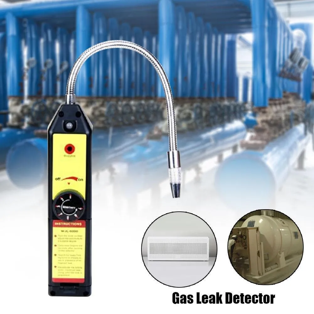 WJL-6000 Pro Halogen Leak Detector - Portable Refrigerant Gas Analyzer ...