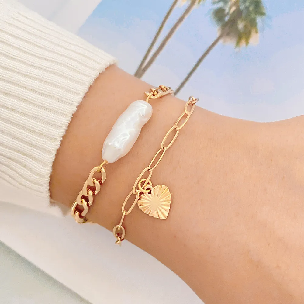 Blue Evil Eye Elastic Bracelet with Hand of Fatima Charm for Women ...