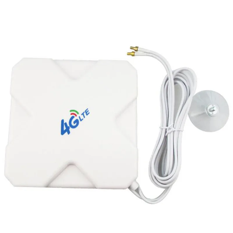DHgate.com:4G LTE Antenna, High Gain 35dBi Dual Cable SMA TS9 CRC9 ...