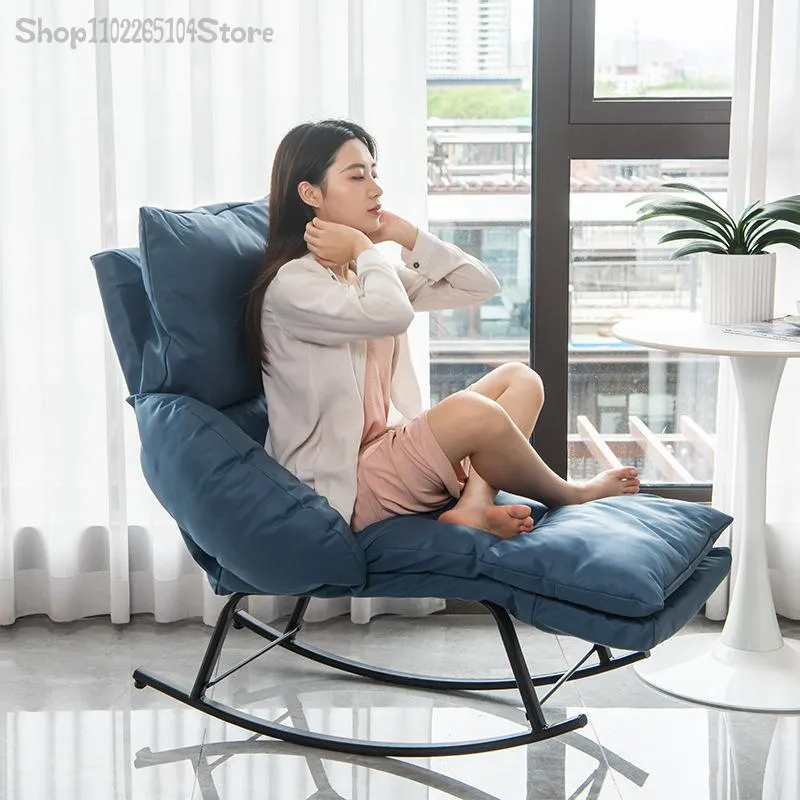 DHgate.com:2022 New Rocking Chair, Adult Technology Cloth Leisure Chair ...