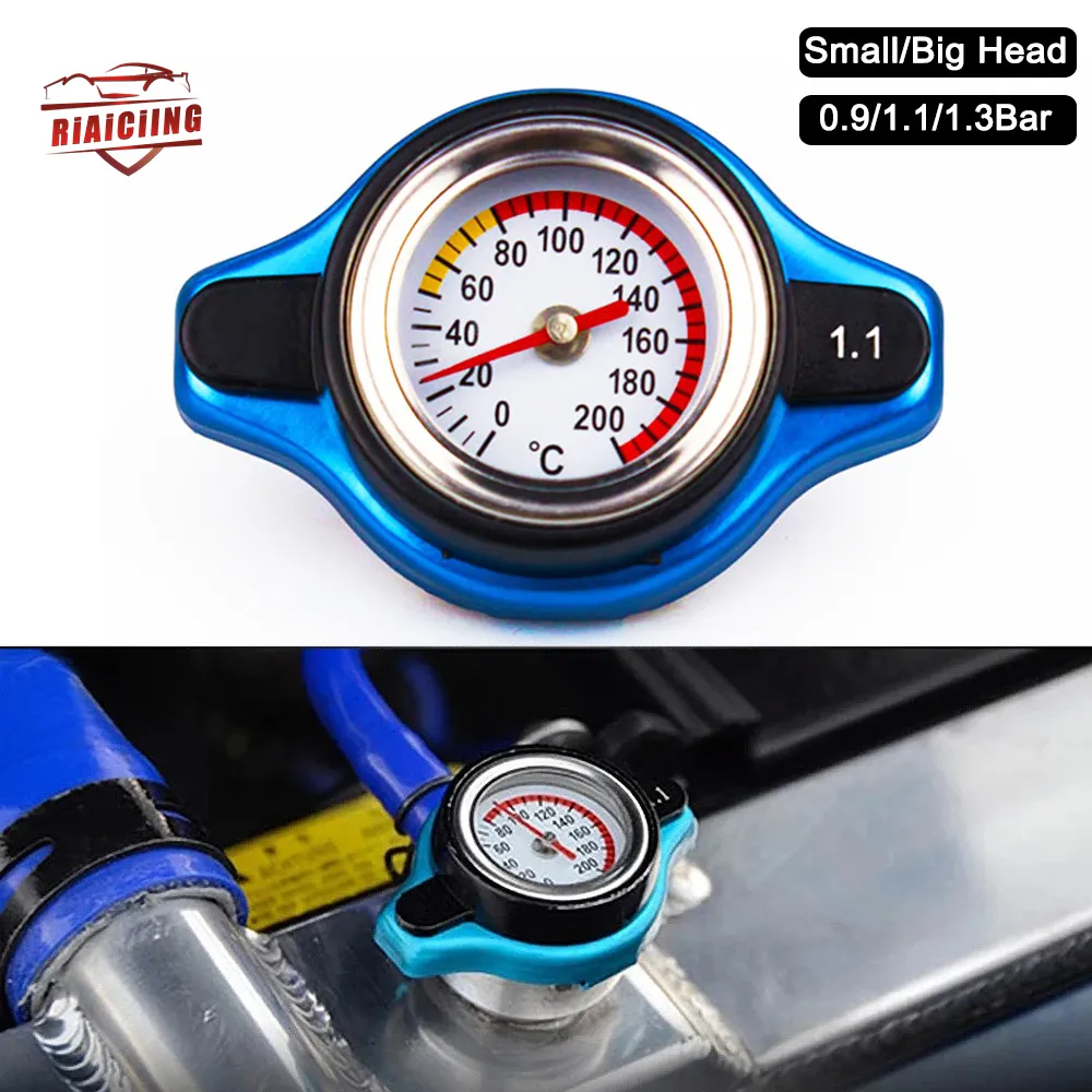 Car Radiator CapPrecise Water Temp Gauge, 1.1Bar, Big/Small Head ...