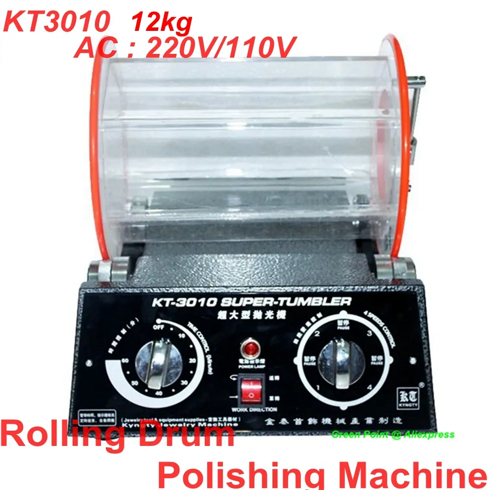 Electronic Rolling Machine Jewelry Polishing Tumbler: KT 3010 Rotary ...