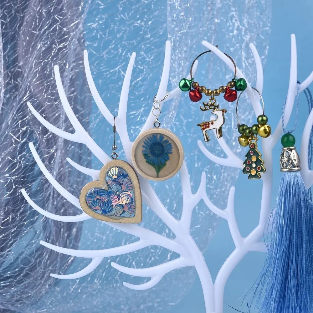 Deer Antler Jewelry Display Stand Organizer Holder for Earrings ...