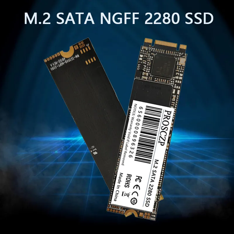 PROSCZP M.2 2280 SATA SSD 512GB Internal Solid State Drive for Desktop ...