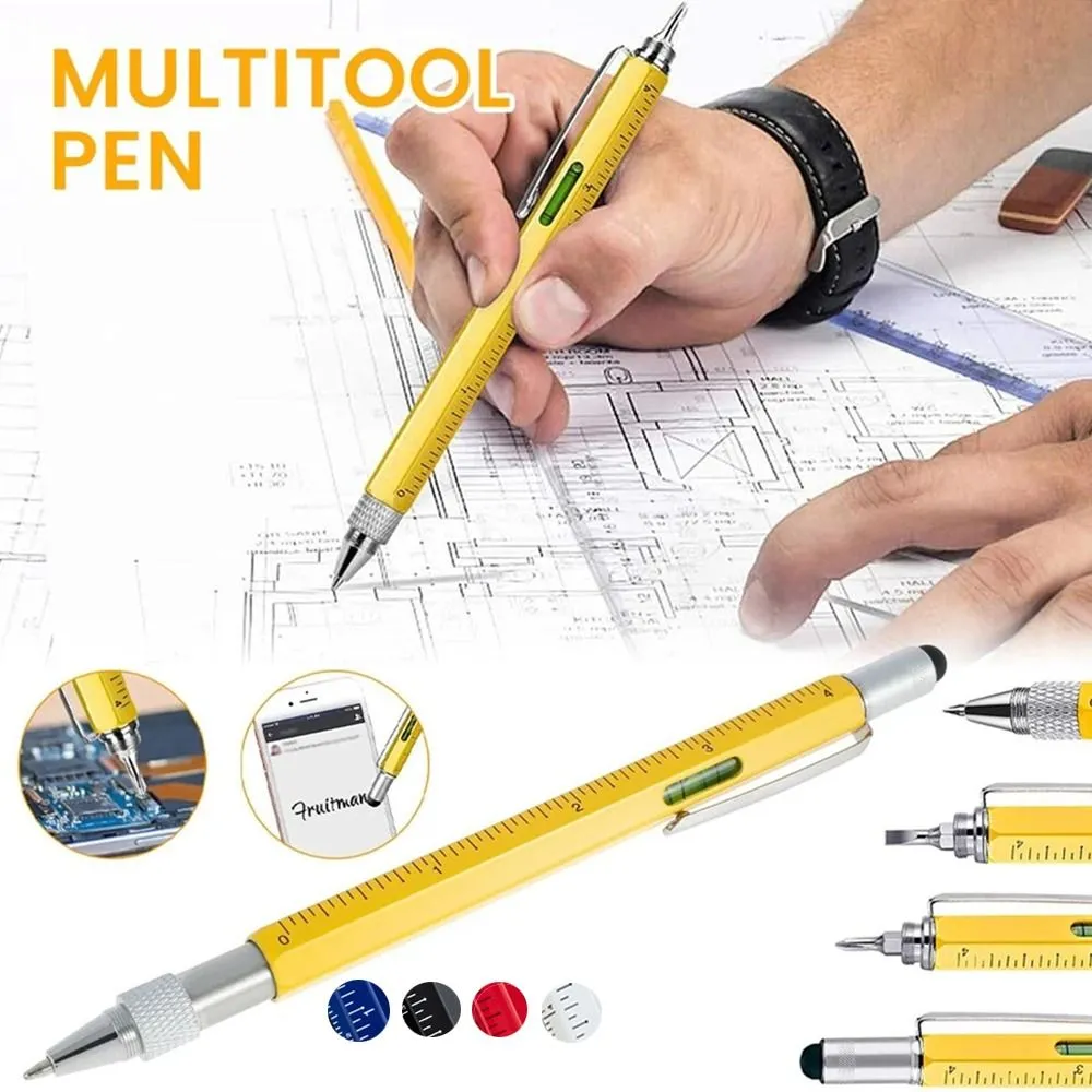 6-in-1 Multitool Pen: Wood Fix, Screwdriver, Ruler & Ballpoint - Shop ...