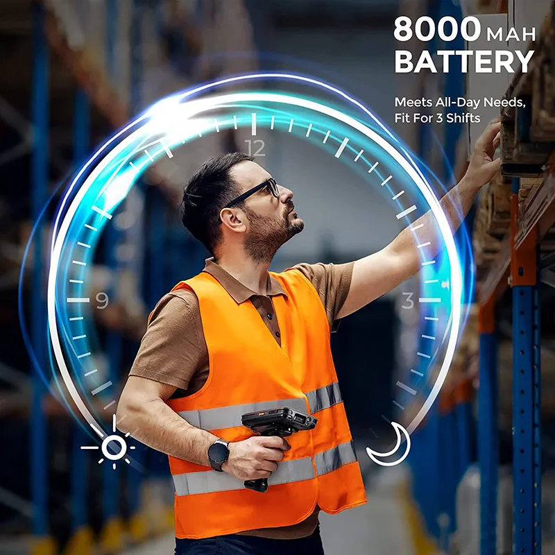 Rugged Handheld Barcode Scanner: Android 11, 2D Zebra, 4G WiFi GPS ...