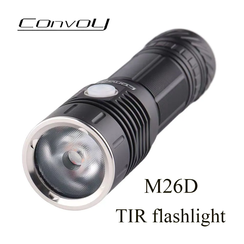 Convoy M26D LED Flashlight 26800/26650 Battery Compatible Type-C ...