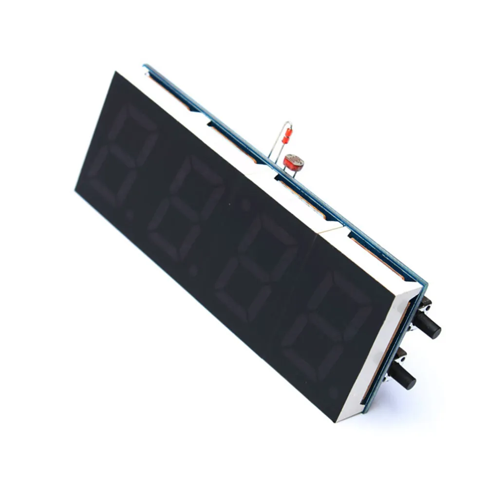 Compact 4 Digit Timer Digital LED Clock DIY Kit Light Control ...