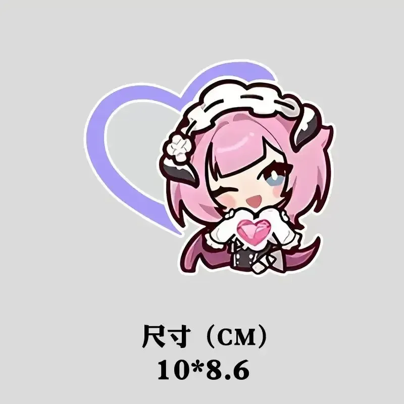 Honkai Impact 3 Sticker Anime Stickers Kawaii Student Stationery Water ...