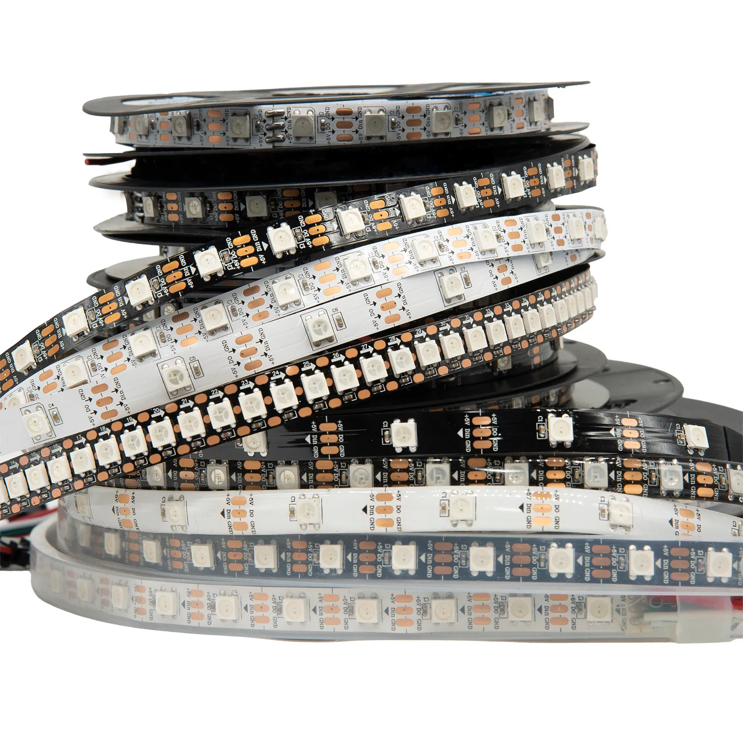 RGB LED Strip LightsWS2812B Individually Addressable LED Light Strip ...