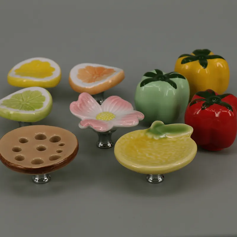 Beautiful Ceramic Drawer Knob Pulls: Handmade Decorative Cabinet ...