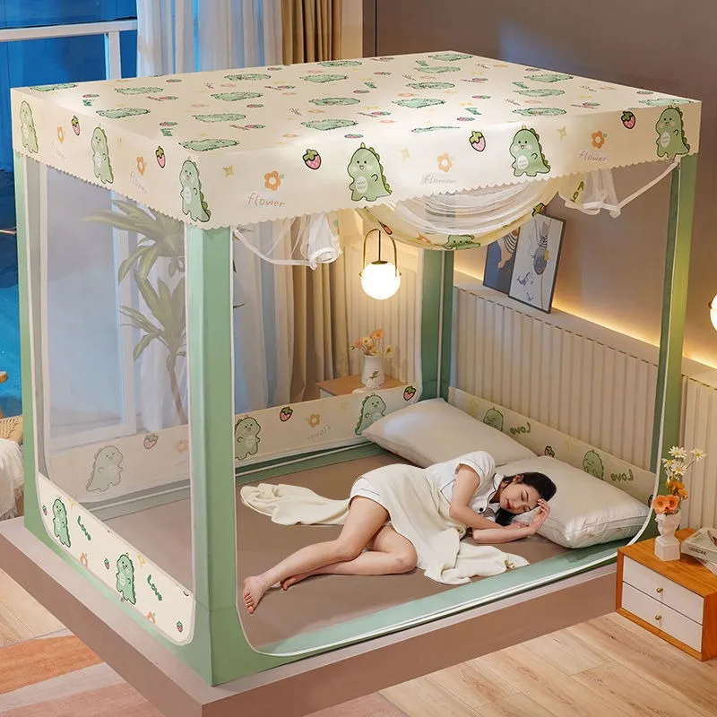 Household Mongolian Yurt Mosquito Net Anti Fall Bracket Bedroom ...