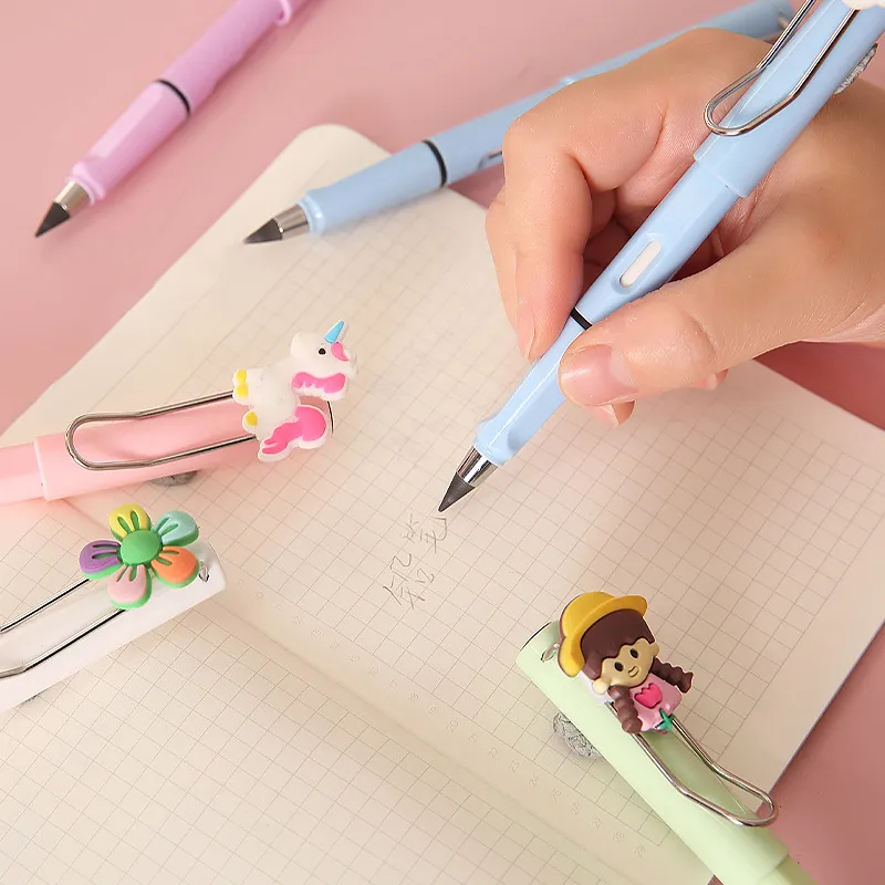 Cute Animal Infinite Pencil: Inkless, No-Sharpen Magic Pencils for Art ...