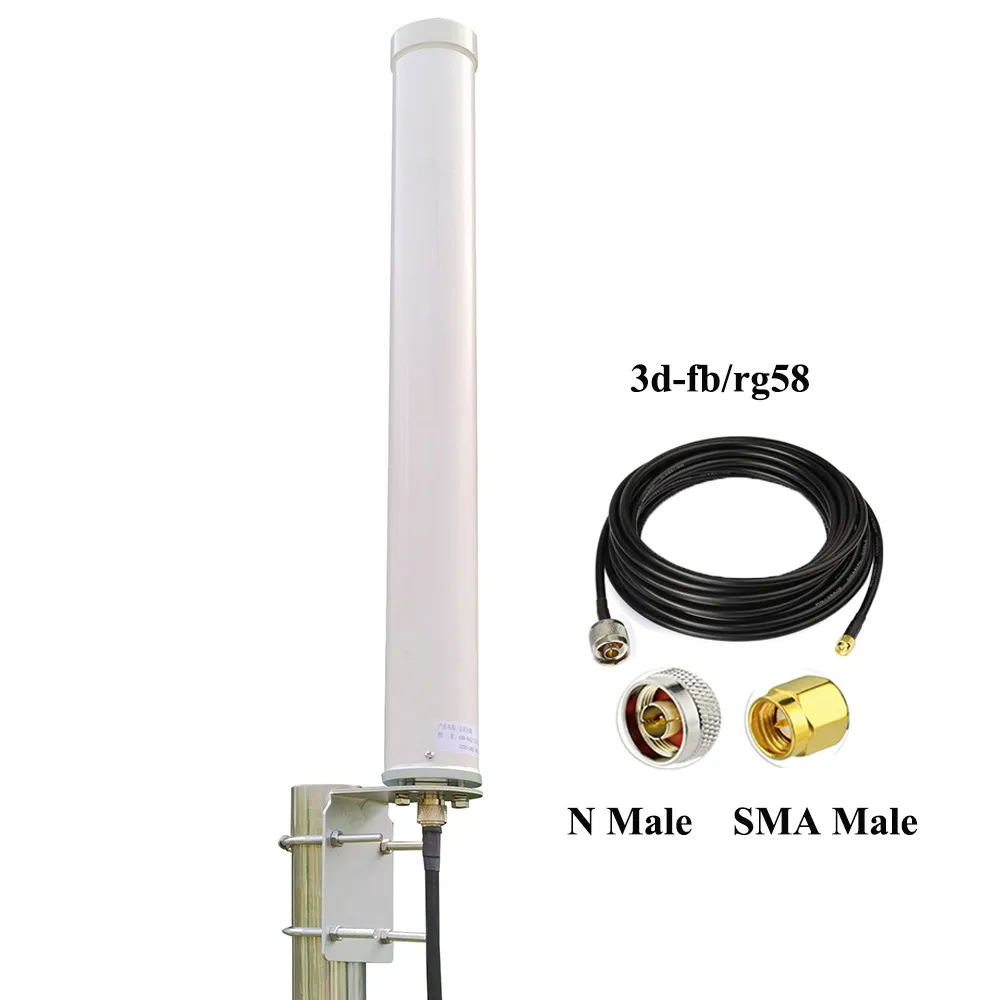 Powerful 4G LTE 698 4000MHz 12dBi Omni Directional SMA Wi Fi Cell Phone ...