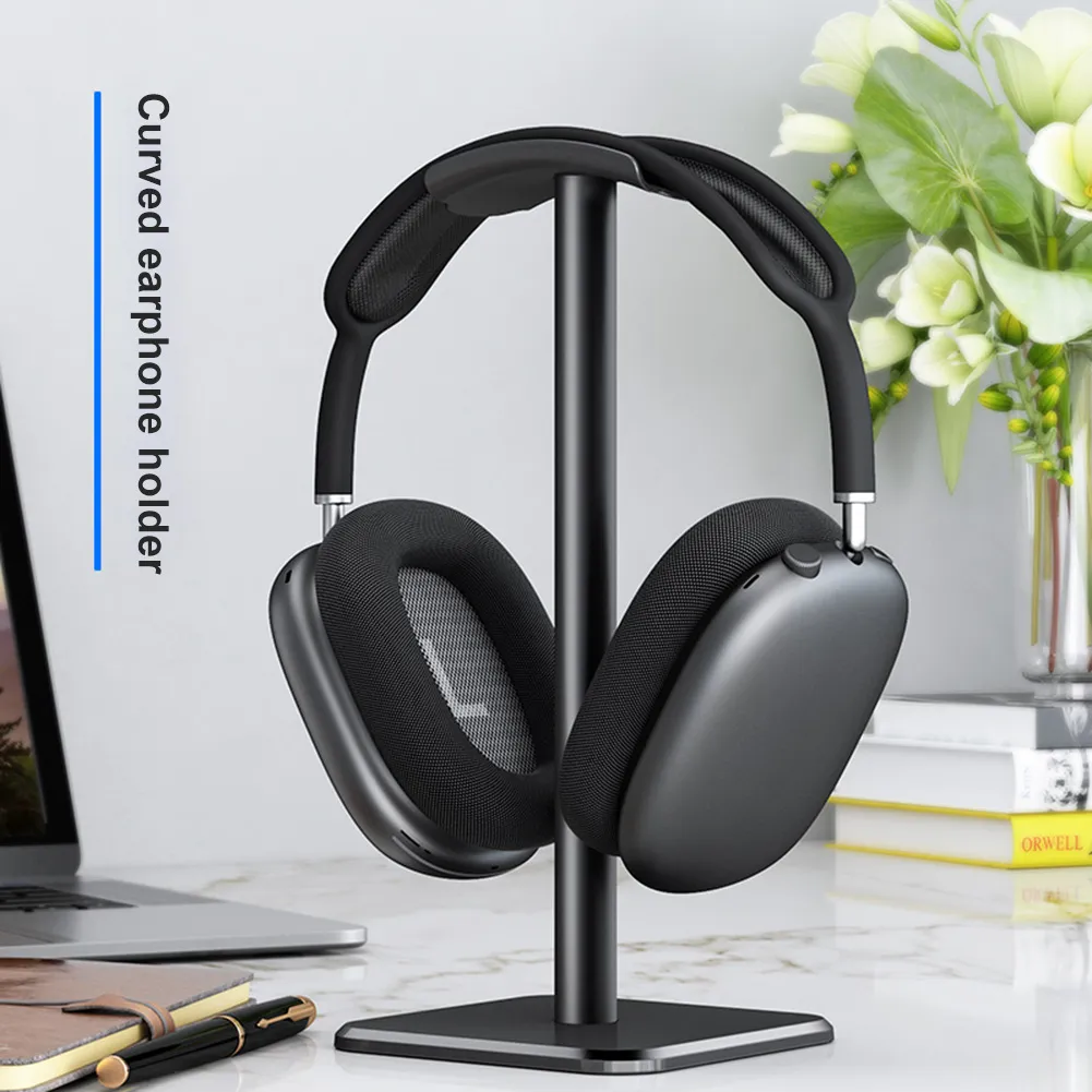 Aluminum Alloy Headphone Stand Desk Organizer Space-Saver Earphone ...