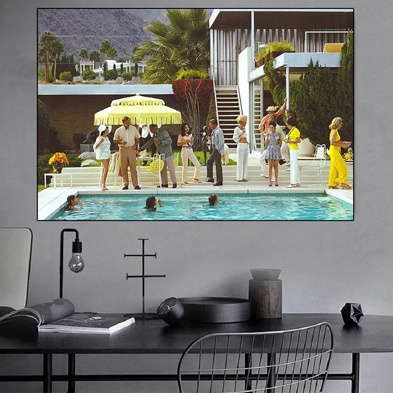 Vintage Photography By Slim Aarons Canvas Painting... From Homepro4, $6 ...