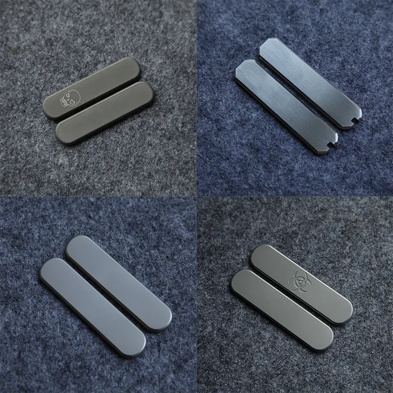 DHgate.com:8 Types 1Pair Titanium Alloy Knife Handle Patches for 58MM ...