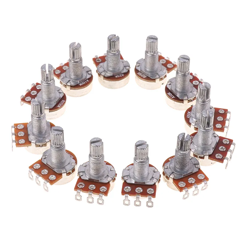 Splined Small Pots: Versatile 18mm Potentiometers for Electric Guitar ...