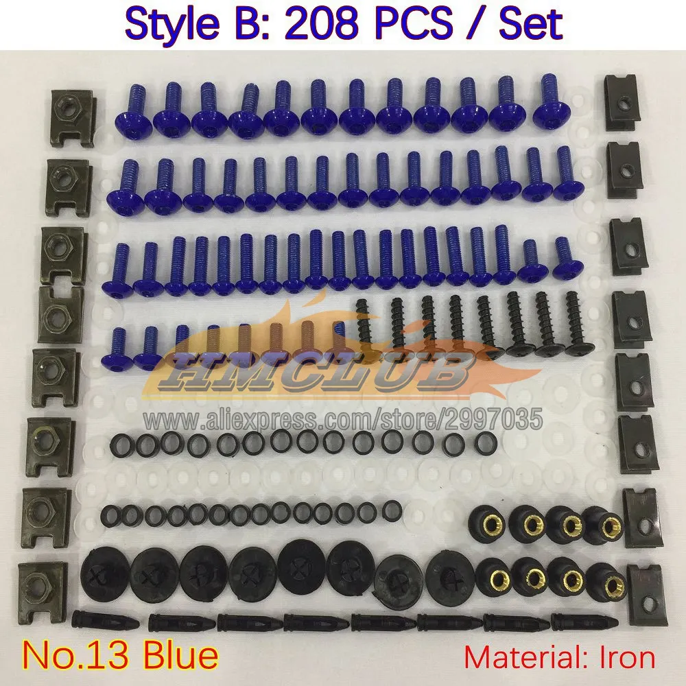 268PS Body Bolt Screw Nuts Kit for Aprilia RSV250 RS-250 RS250 RR 1998 ...
