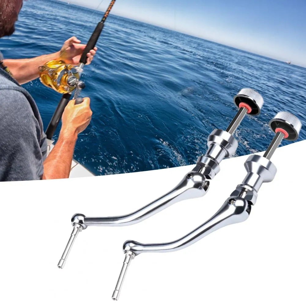 2024Non-Slip Metal Fishing Reel Grips, Easy-Grip Polished Rocker Arm ...