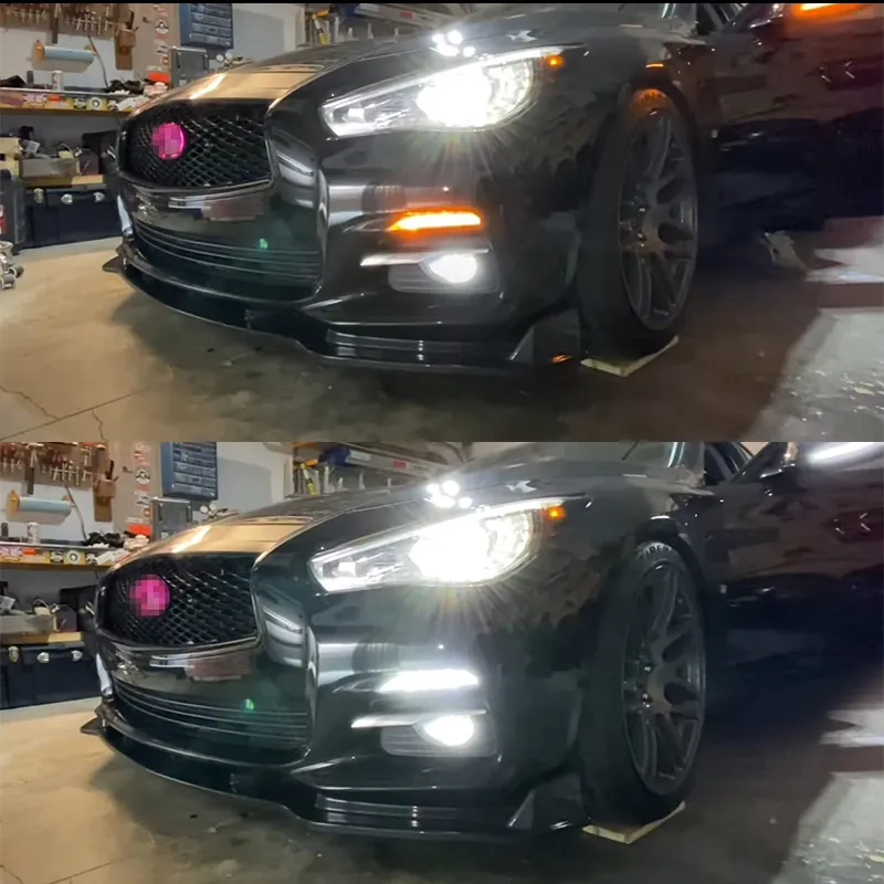 Infiniti Q50 Car Accessories: Bumper Sequential Amber Turn Signal ...