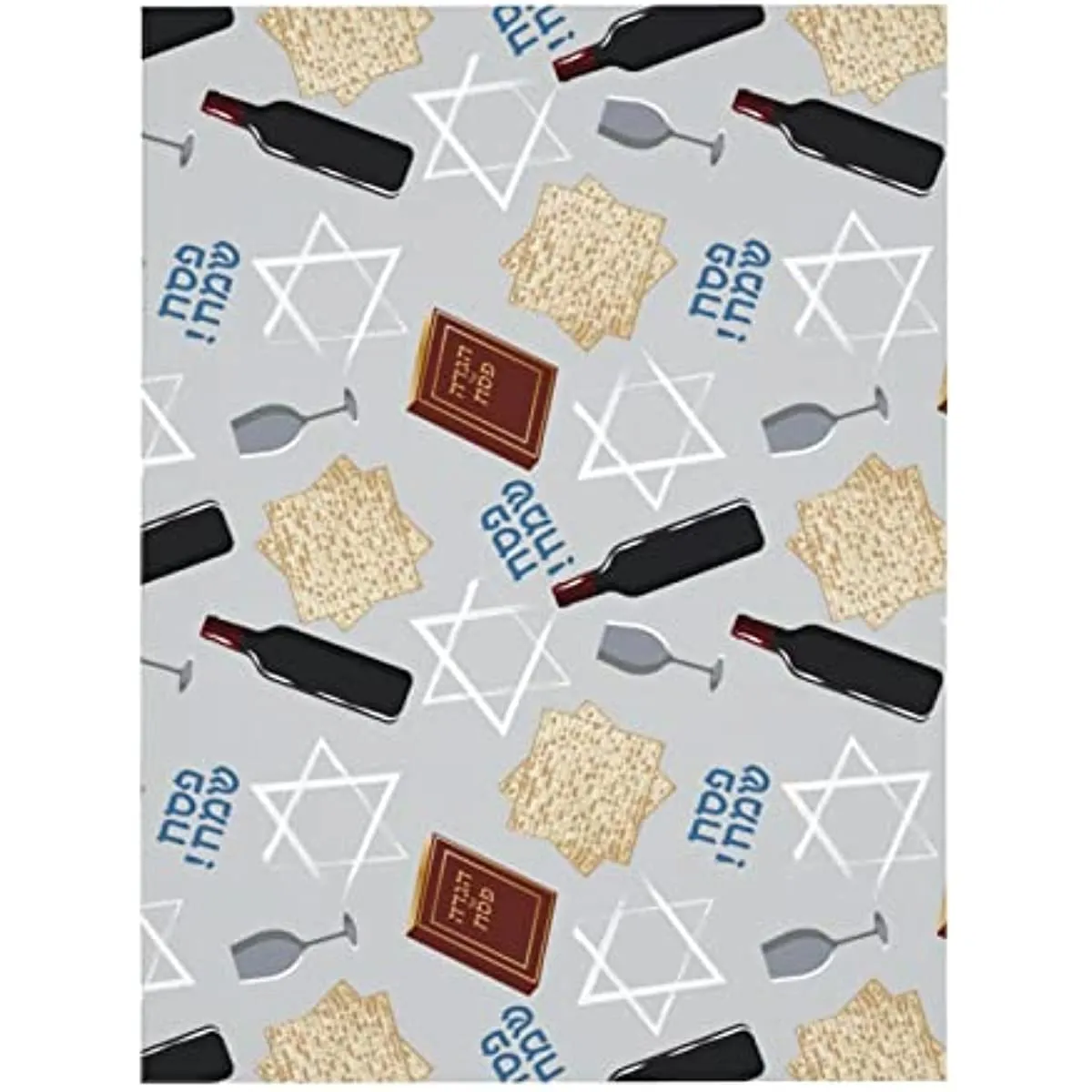 Happy Traditional Jewish Passover Tablecloth, Washable Table Cloth for ...