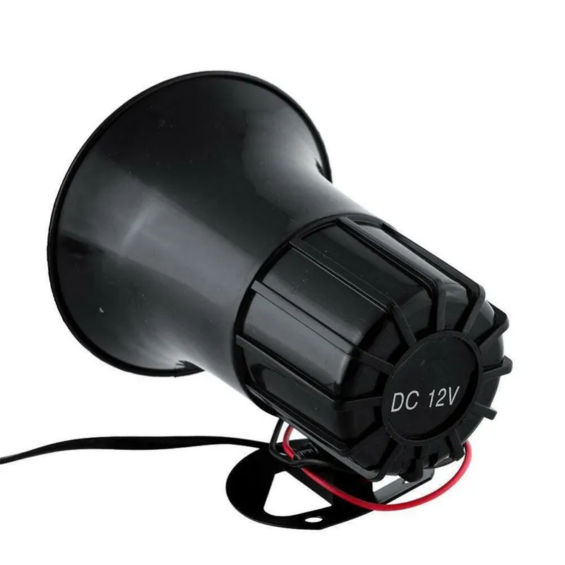 120dB 12V fire truck horn Megaphone with 7 Loud Sounds for Car, Truck ...