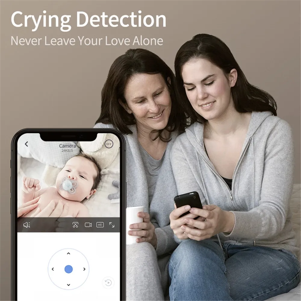 2K 1296P WiFi Camera MI Home Security IP Video Surveillance Baby ...