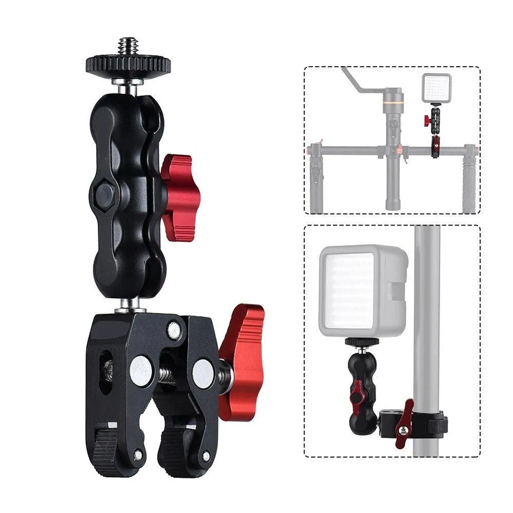 Adjustable Articulated Arm Crab Claw camera clamp mount Holder for ...