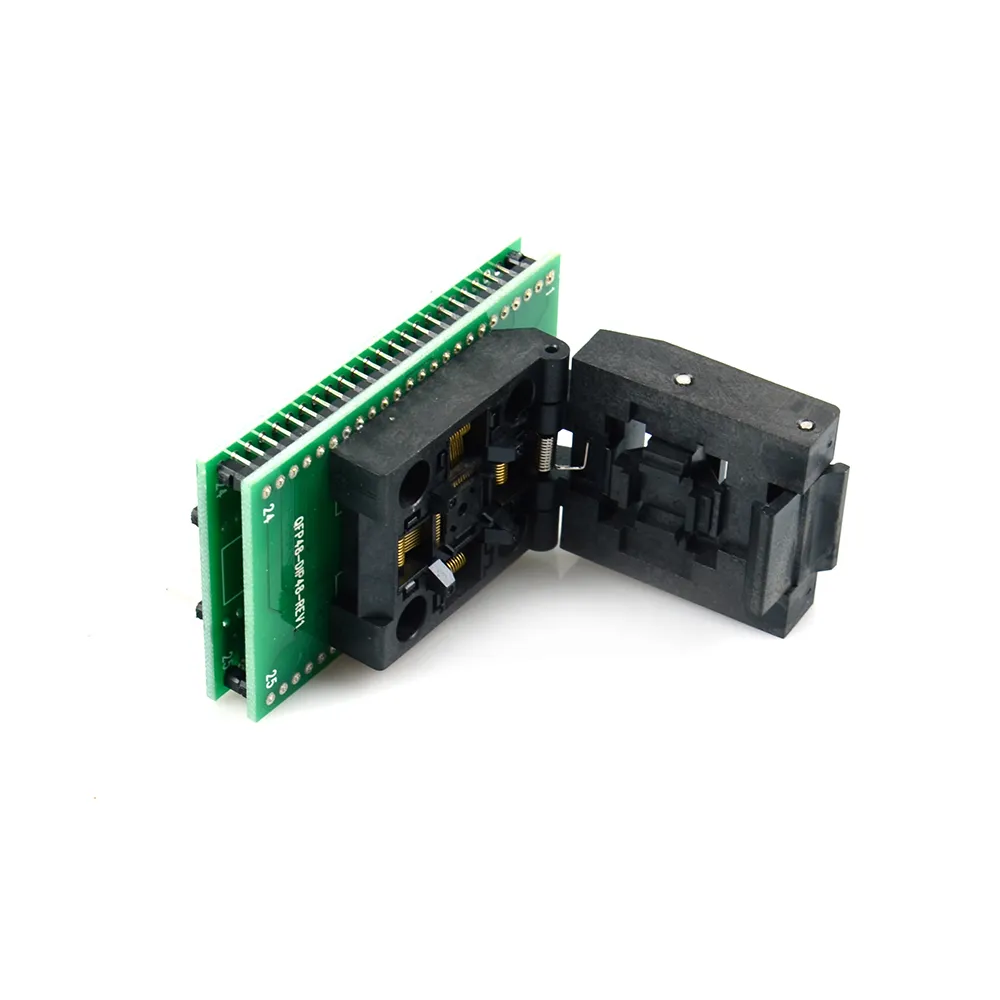 TQFP48/LQFP48/QFP48 To DIP48 Socket Adapter 0.5mm Pitch MCU Test IC ...