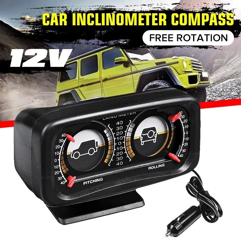 DHgate.com:202412V LED Car Compass Backlit Inclinometer, 2-Barreled ...