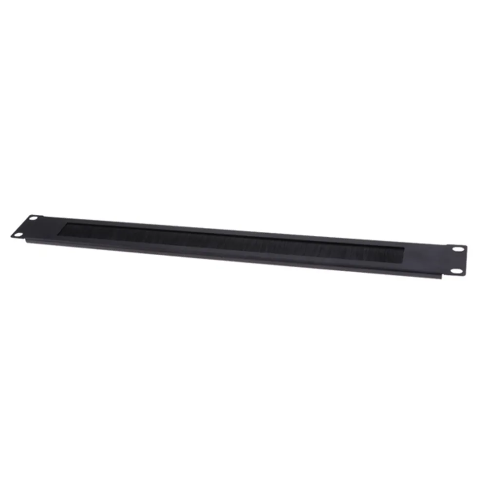1U 19 Server Rack Panel, Black Blanking Plate for Cabinet Cable ...