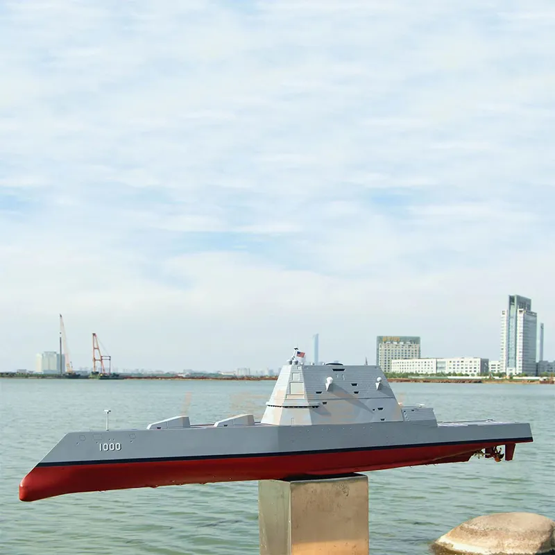 مجموعة RC Destroyer Model: DIY NAVY DDG1000 ZUMWALT ASSEMBLY Carrail من ...