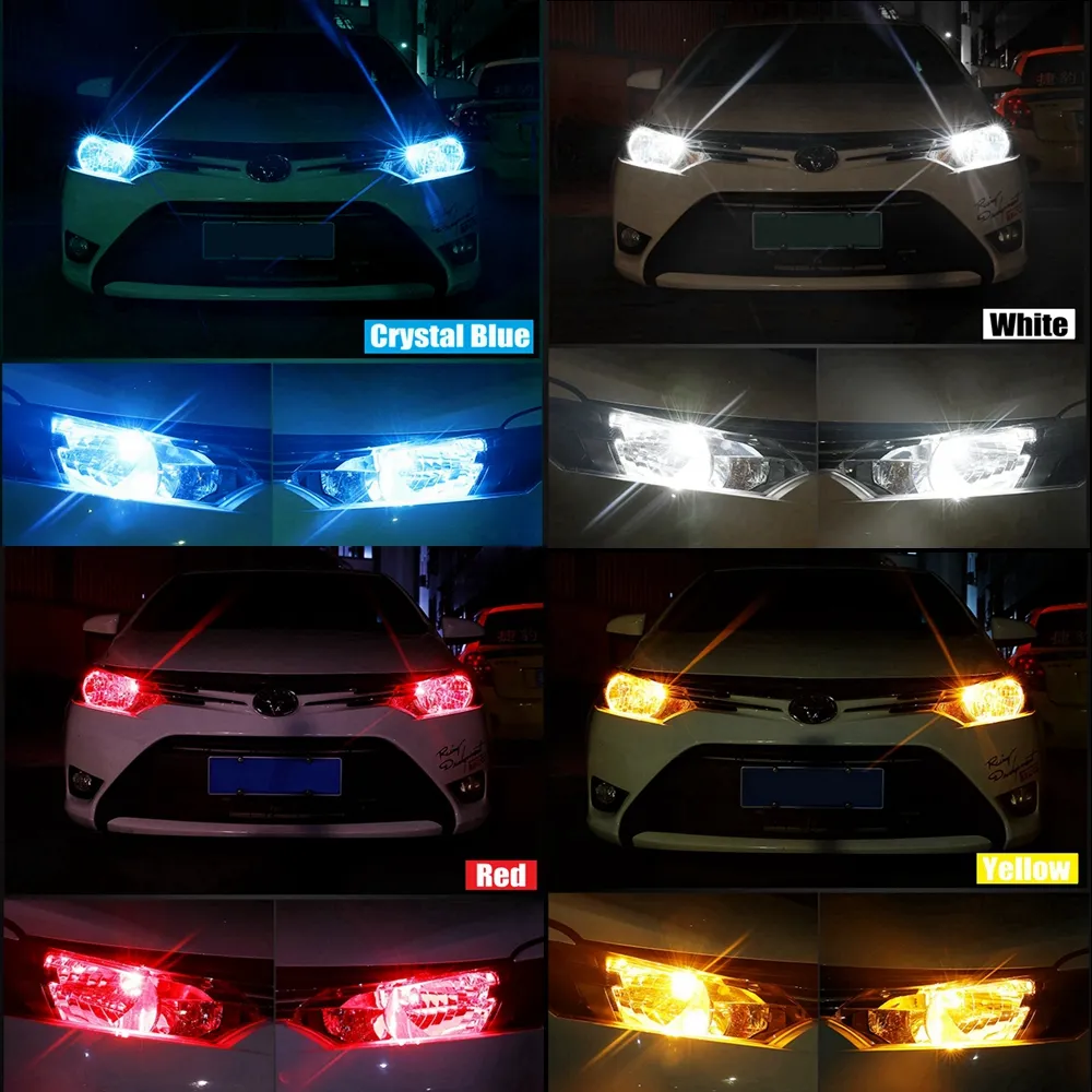 T10 LED Bulbs for Car, 3030 Chip Auto Wedge Side Marker Lights, Bright ...