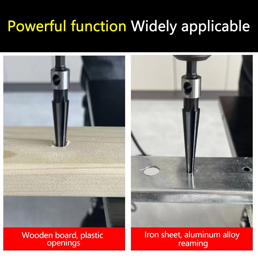Woodworking Handheld Taper with Hexagonal Reamer, Round Wood Chamfer, 6 ...
