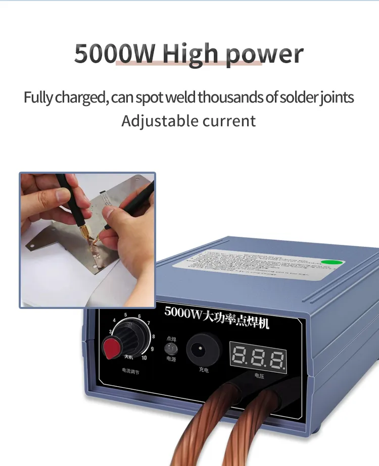 NTY Docreate 5000W Mini Spot Welder Machine DIY Kit for 18650 Battery ...
