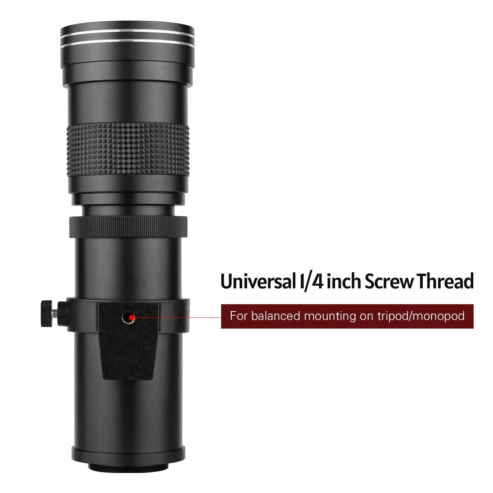 420-800mm Super Telephoto Zoom Lens with Adapter - Capture Distant ...
