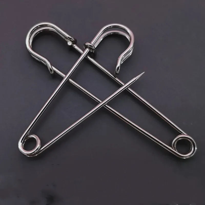 Safety Pins Paper Clips for DIY Sewing: 10cm Metal Needles in Gold ...
