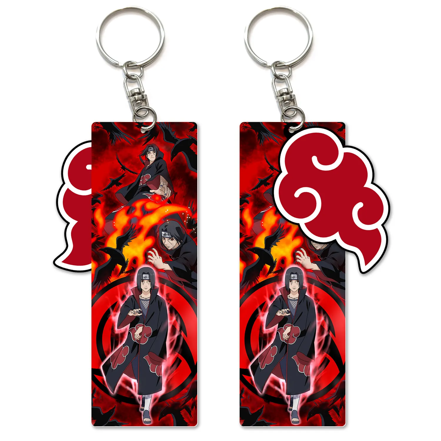 NARUTO Cosplay Acrylic naruto keychain Pendant with Akatsuki, Uchiha ...