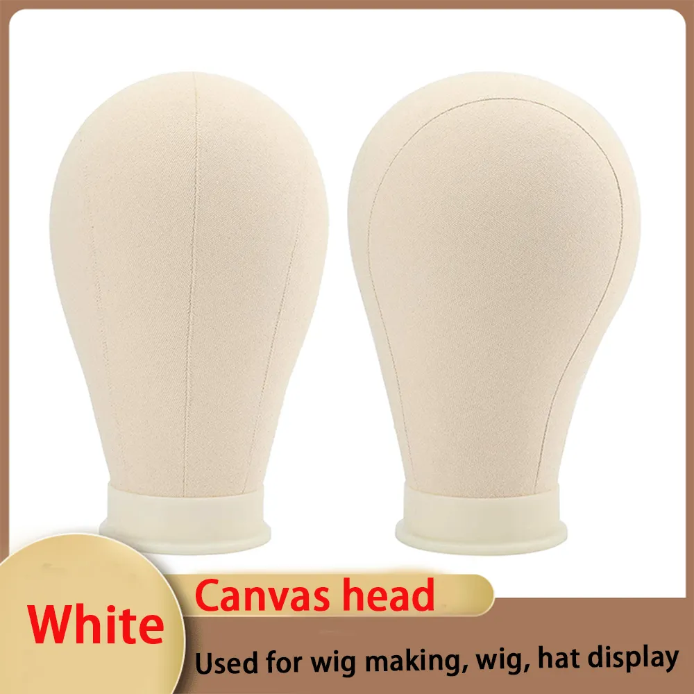 22/23'' Canvas Mannequin Head for Wig Making with Tripod Stand ...