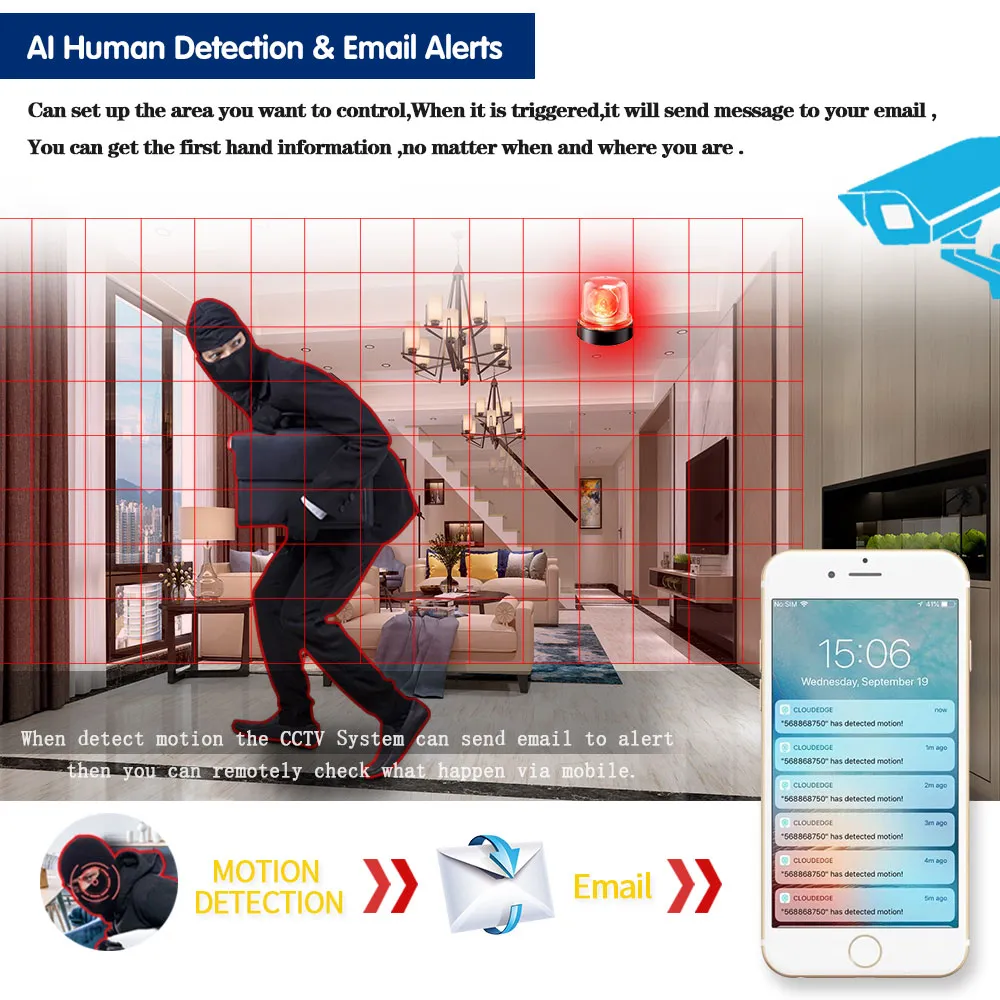 DHgate.com:4K Ultra HD PoE Dome Camera System, Weatherproof Outdoor 5MP ...