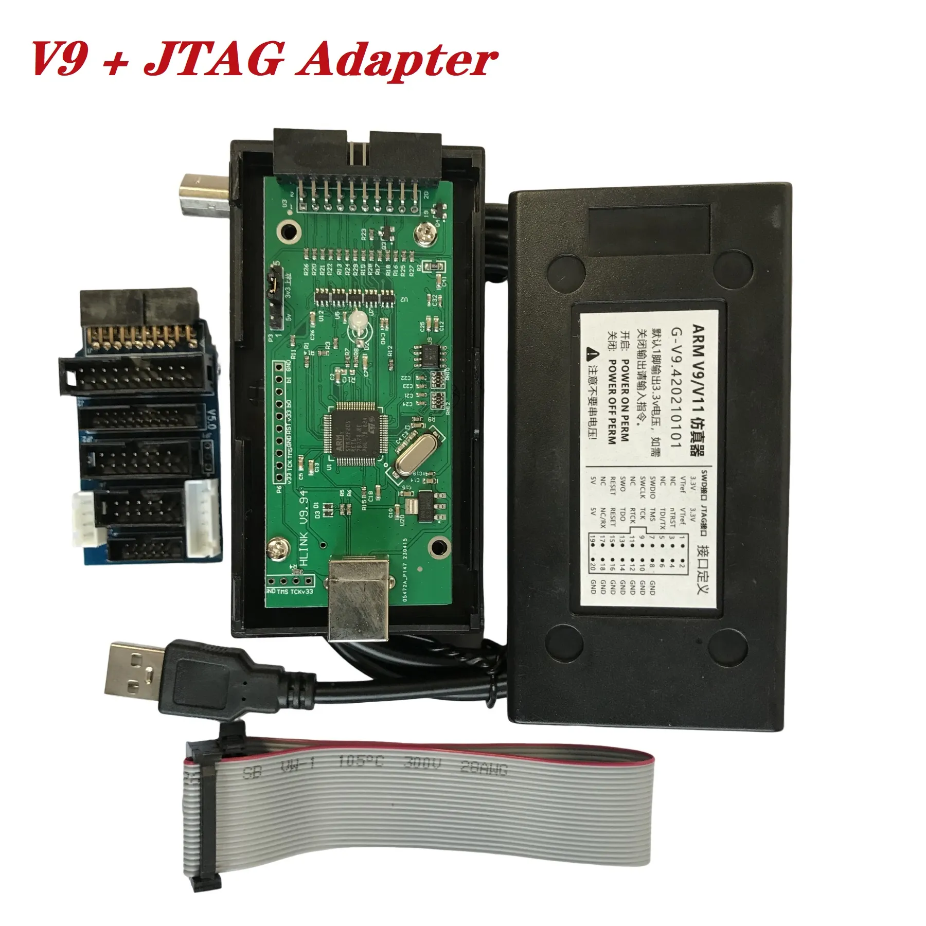 J LINK V9 ARM Emulator Adapter USB JTAG Debug Tool... From Ddmyearth ...
