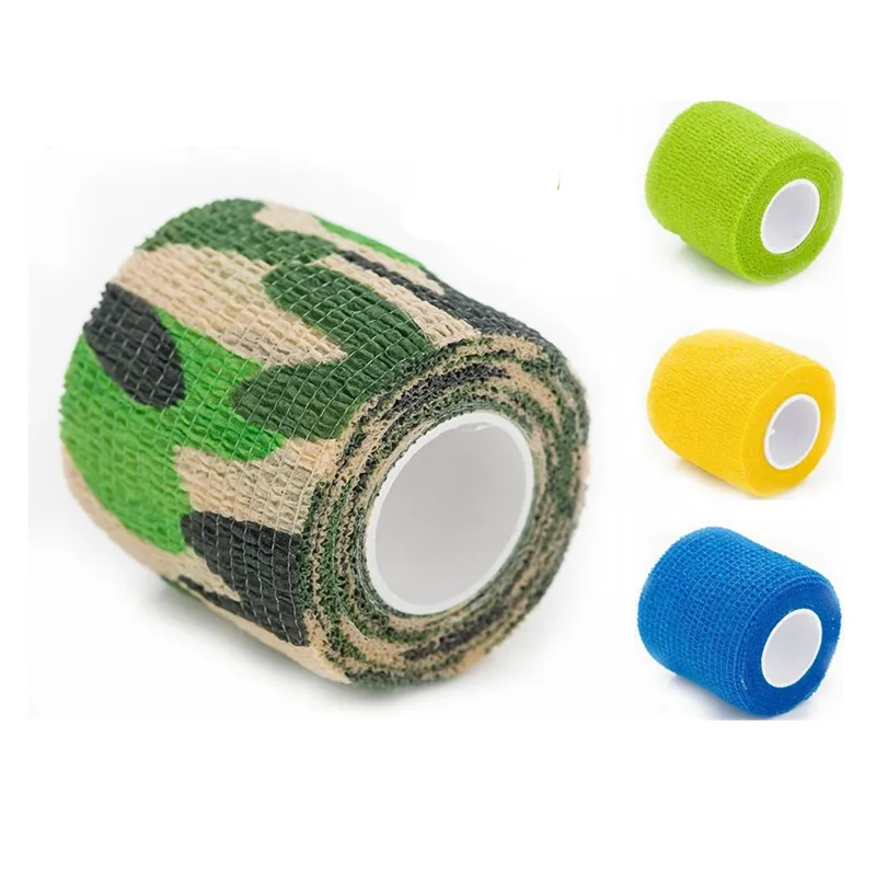 Elastic Bandage Rolls 5 cm x 450 cm Disposable Tattoo Grip Tape Wrap 9 ...