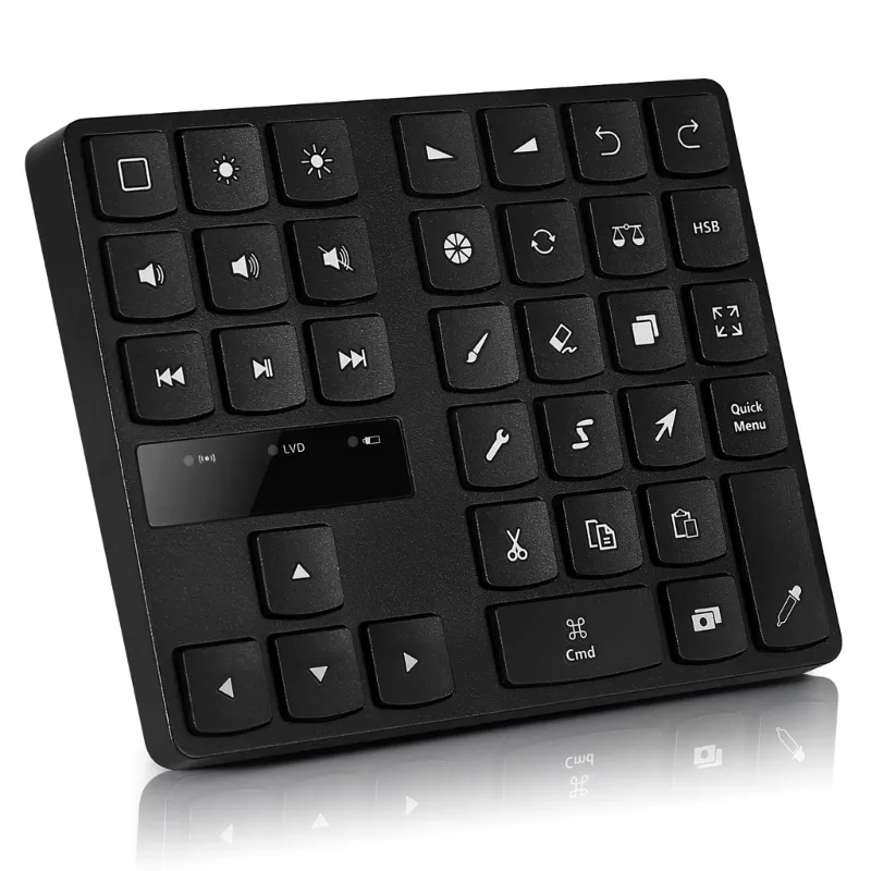 0 Bluetooth Digital Drawing Keyboard, Mini 35-Key Rechargeable Smart ...