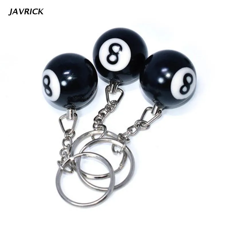 Lucky 8 Ball Keychain - Billiard Pool Ball Keyring for Pool Players ...